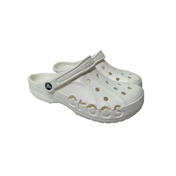 CROCS | Shoes | White Crocs New With Tags Womens Sz Mens Sz 8 | Poshmark